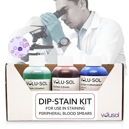 Amazon.com: Volu-Sol Dip-Stain Kit – 3-Step Quick Dip Staining for ...