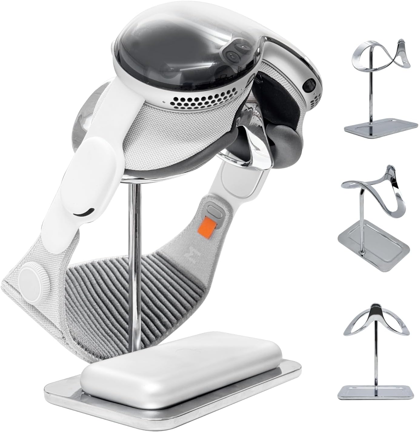 Amazon.com: Macally Apple Vision Pro Stand with Battery Holder ...