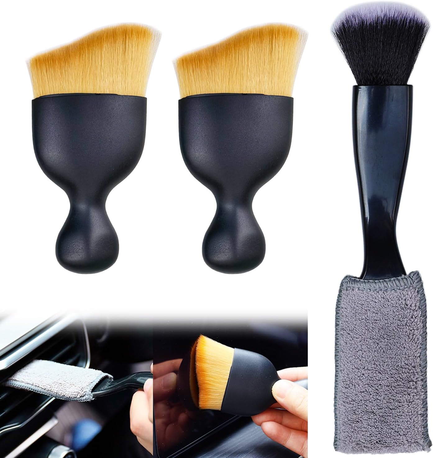 Amazon.com: 3 Pcs Exquisite Microfiber Duster Brushes, Small Dust ...