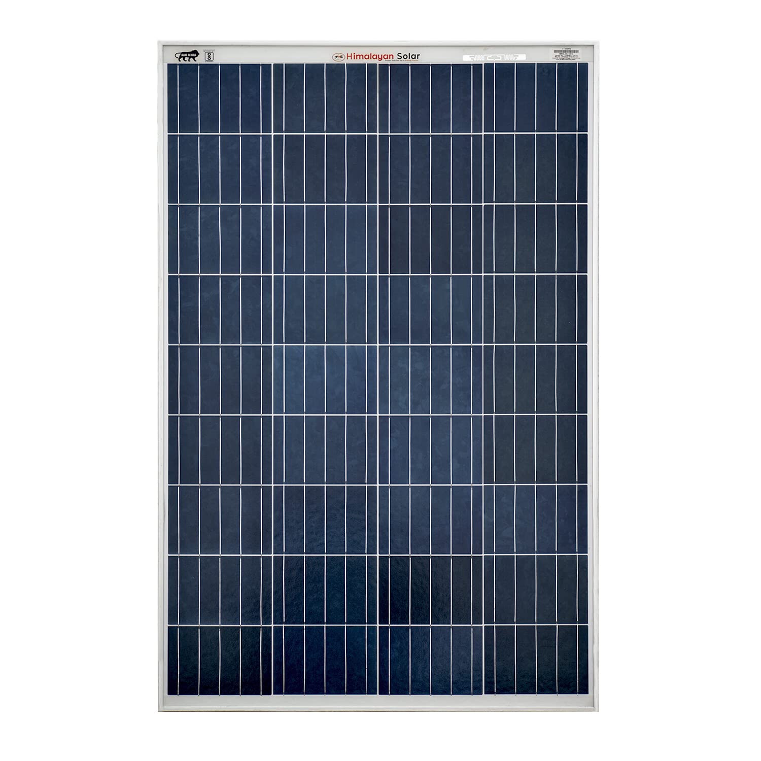 Himalayan Solar Polycrystalline 110 Watt - 12 Volt Solar Panel for Home ...