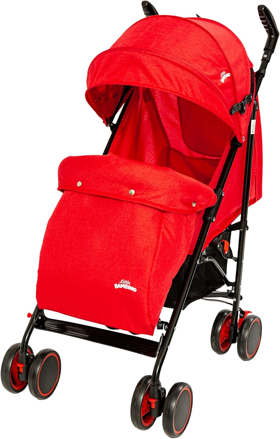 Little Bambino Foldable Reclinable Stroller Buggy Pram Includes Rain ...