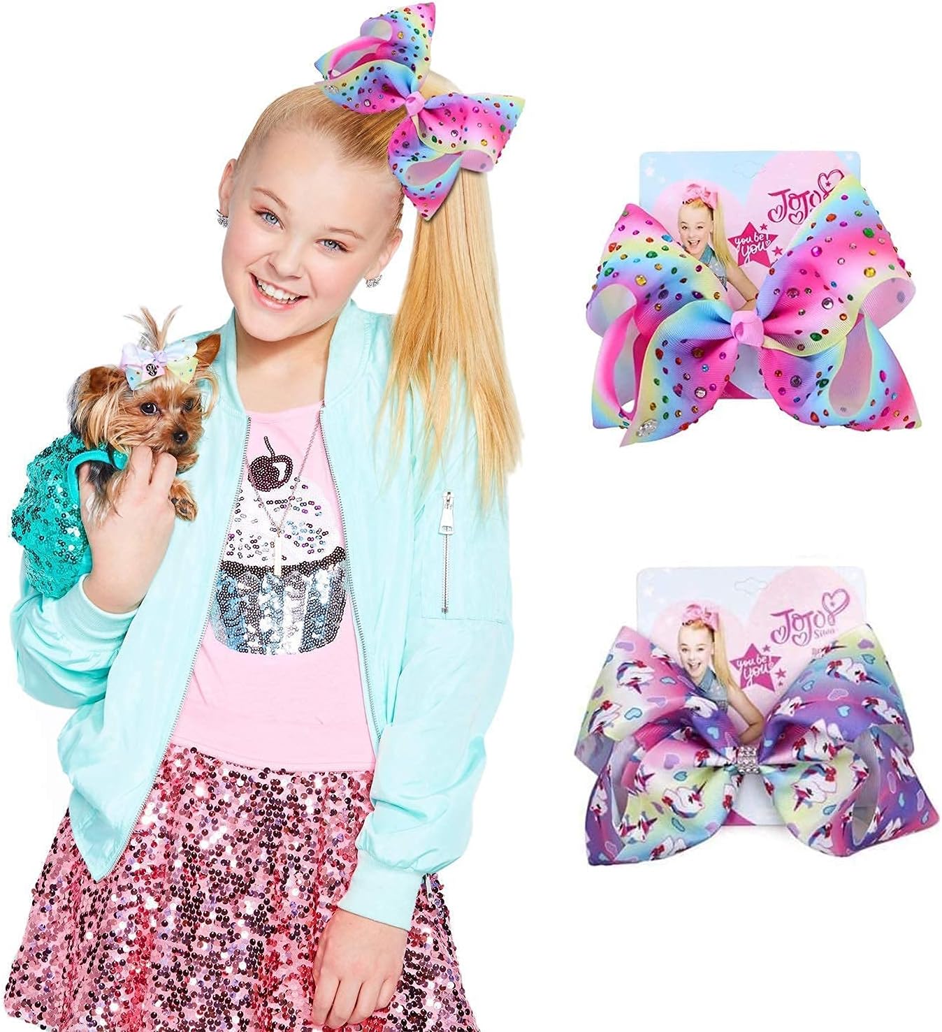 Amazon.com : Signature Jojo Siwa Hair Bow Collection - Exclusive ...
