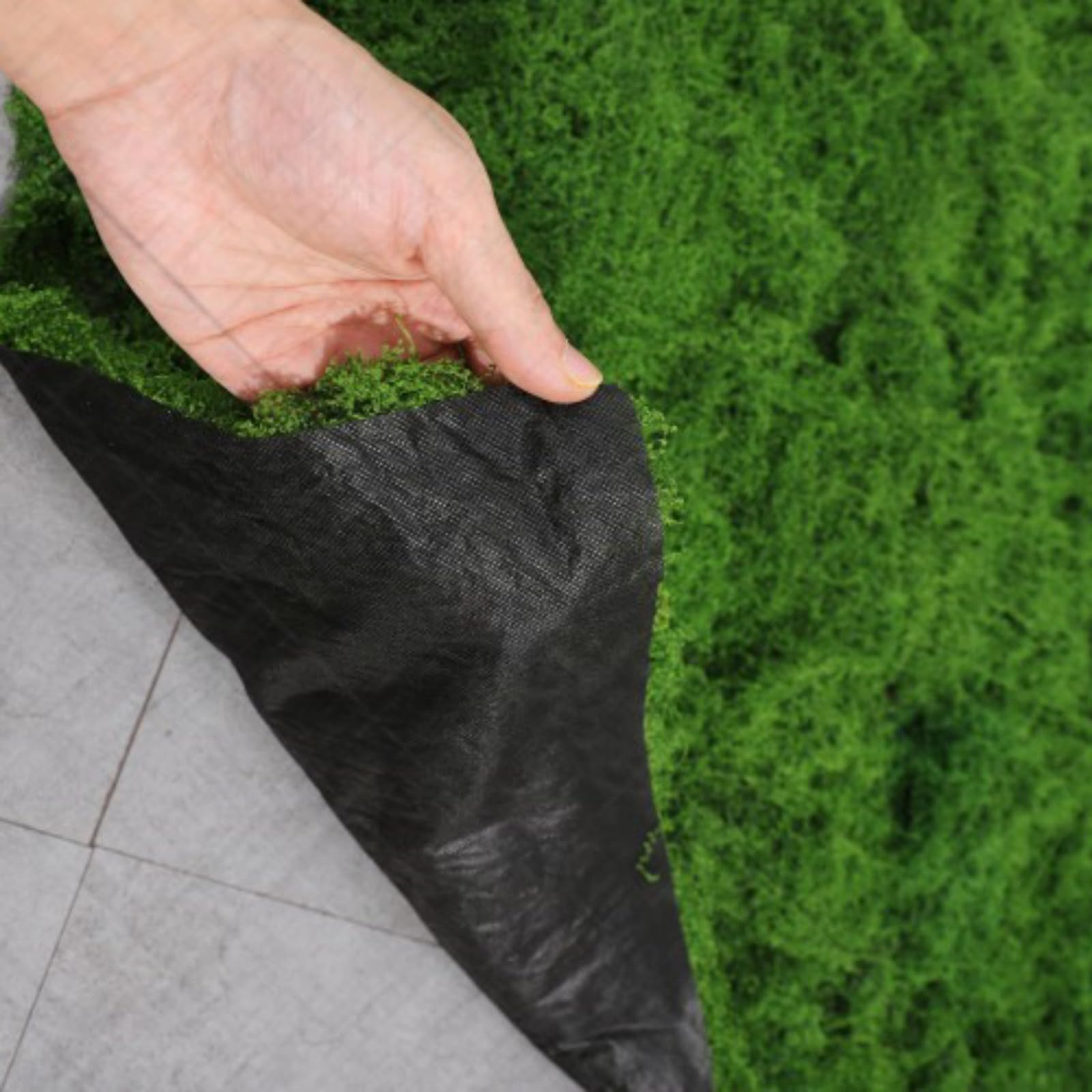 EXCEART Lebende Mooswand Wand Moosmatte Moosplatte Deko Pflanzenbild ...