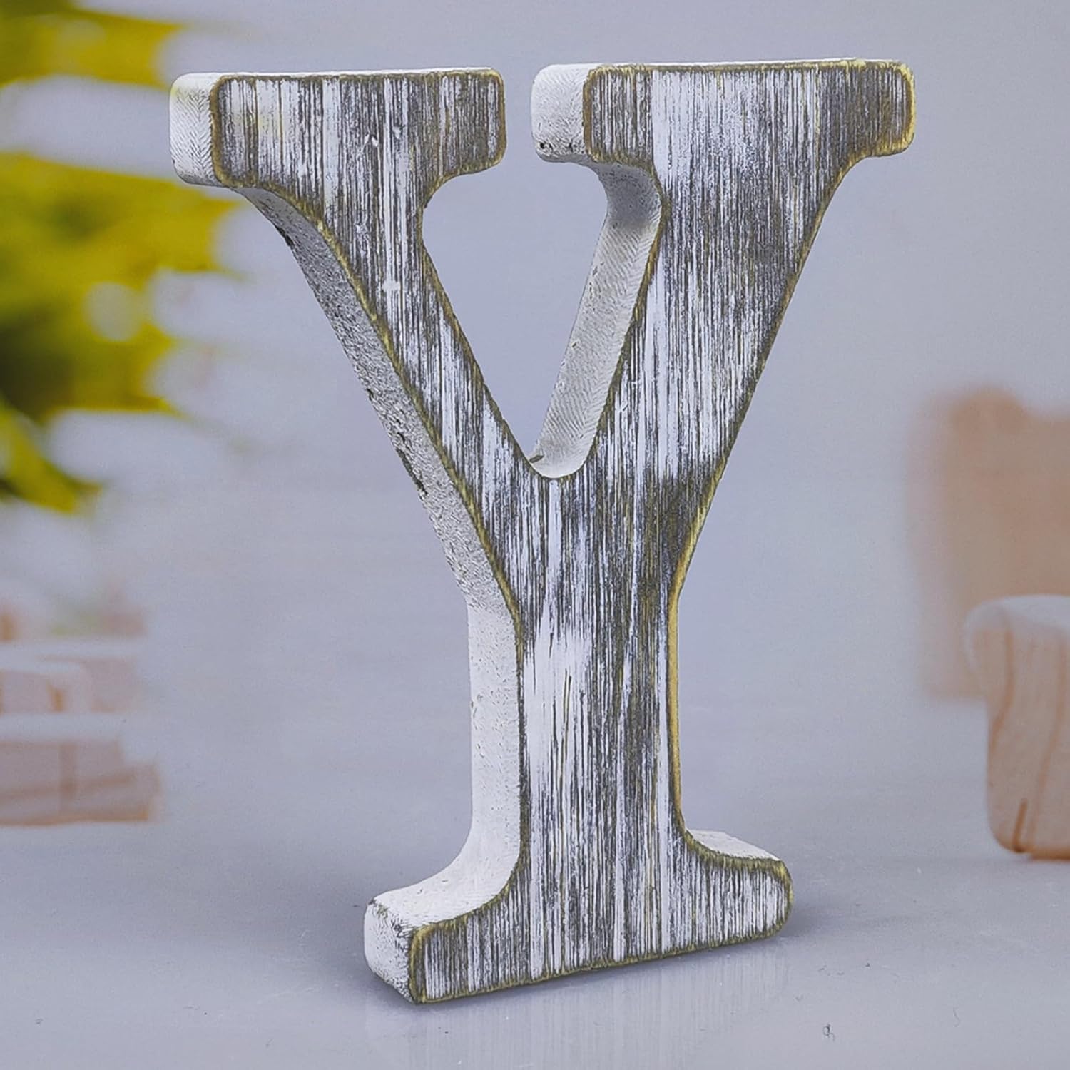 Amazon.com: WOODOUNAI 8 Inch Wood Letters Unfinished Rustic Wood ...