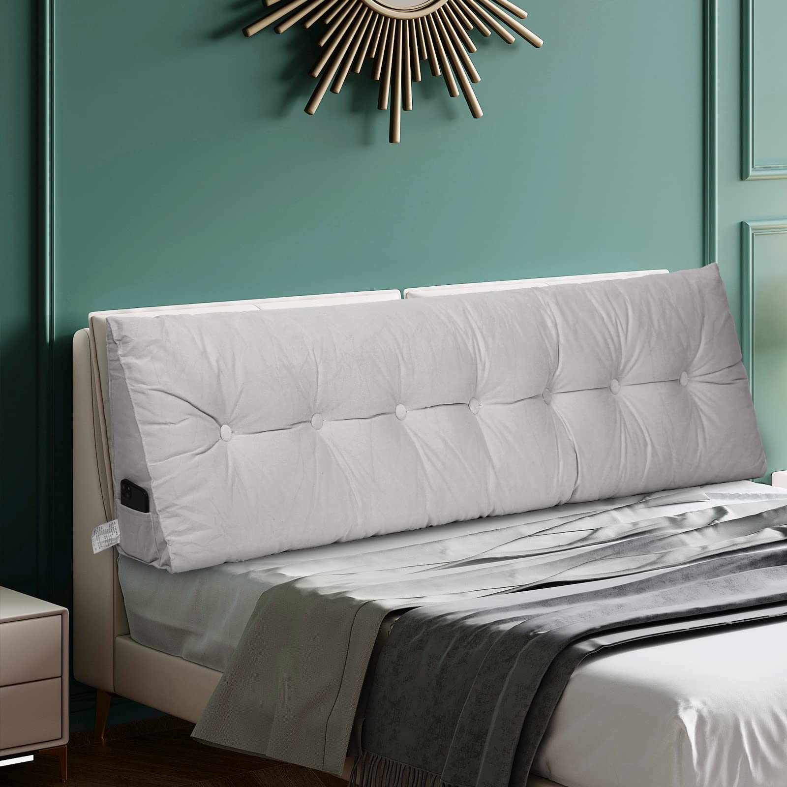 Amazon.com: Gorilla Gadgets Large Reading Bed Rest Pillow - Triangular ...