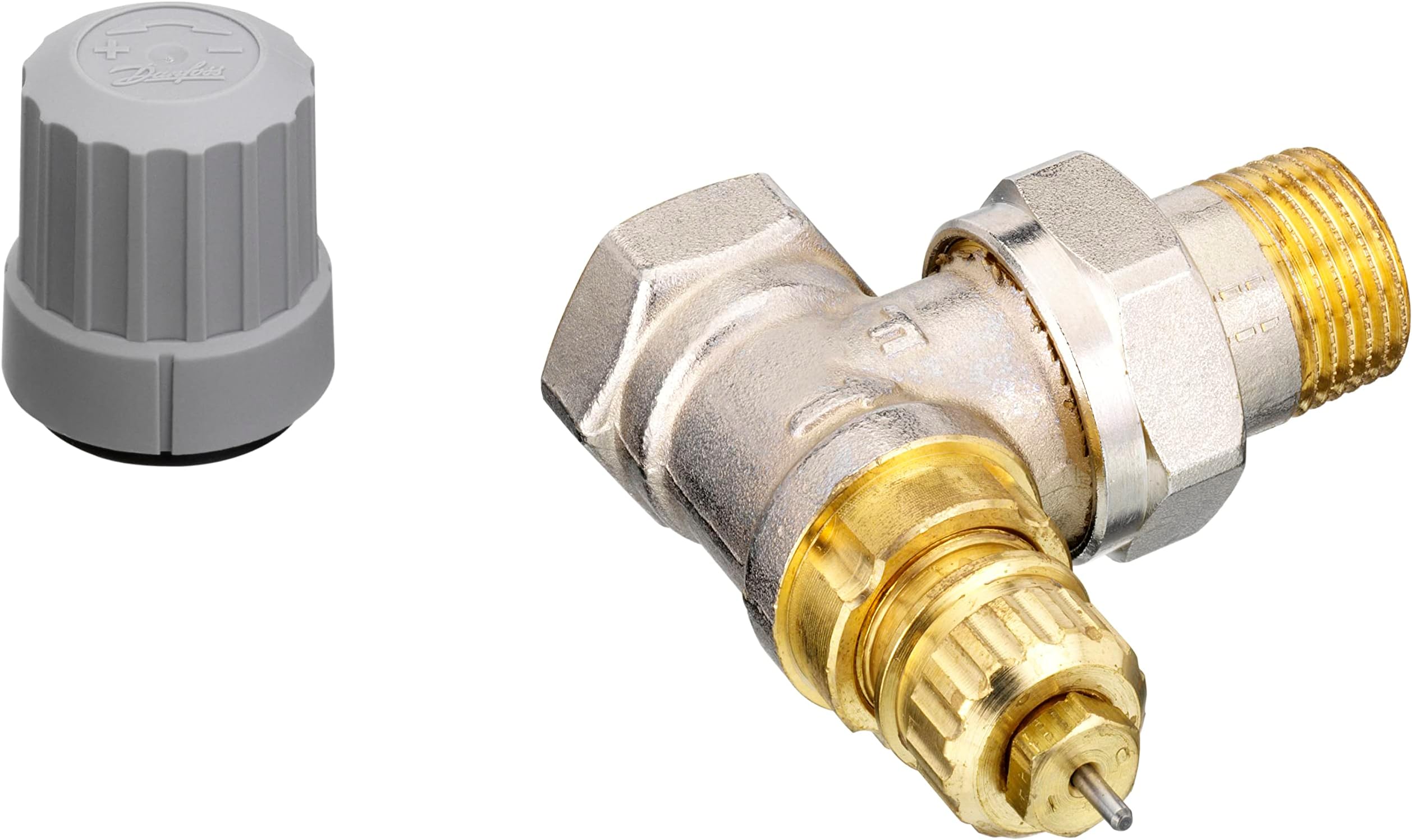 Danfoss 013 G0003 Valve thermostatique RA-FN 15, gris, 1/2 " : Amazon ...