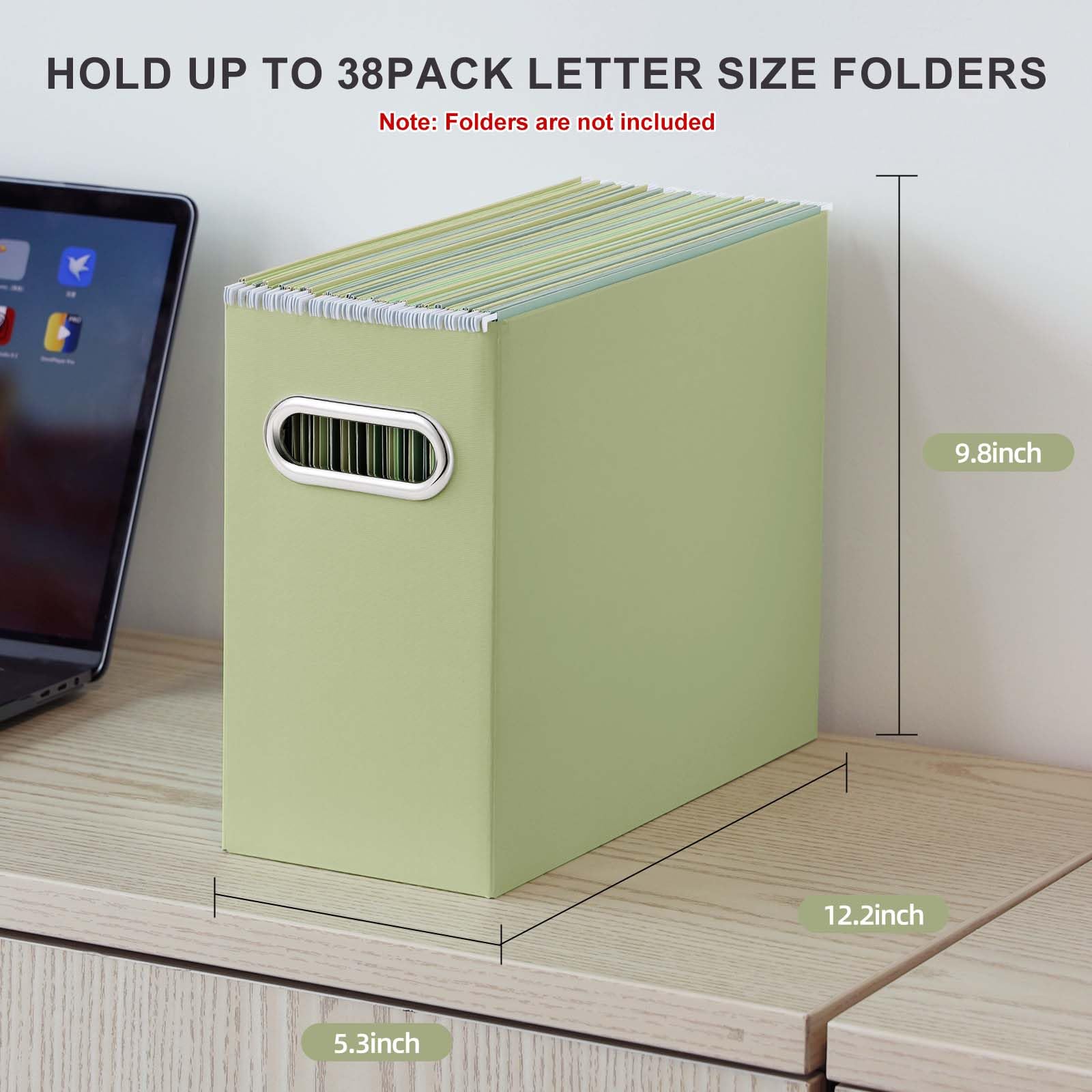 Snapklik.com : Oterri File Organizer, 4 Packs Small Storage Box ...