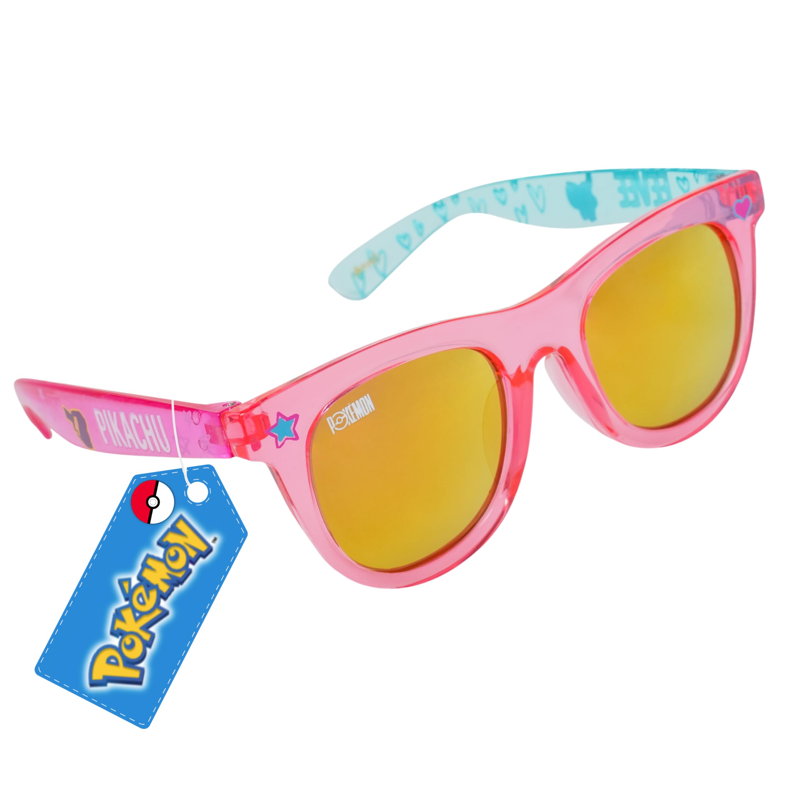 Snapklik.com : ARKAID Pikachu And Eevee Girls Sunglasses, Official Pink ...