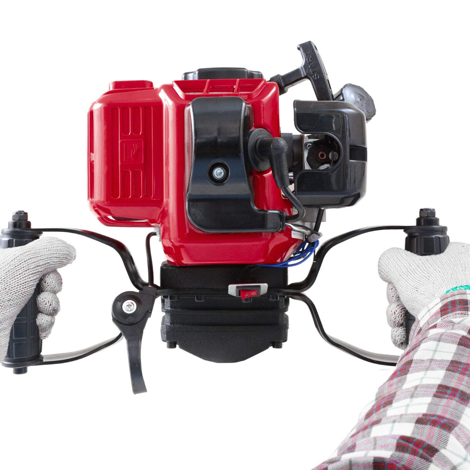 Manoch Electric Gas Demolition Jack Hammer 52cc Concrete Breaker Punch ...