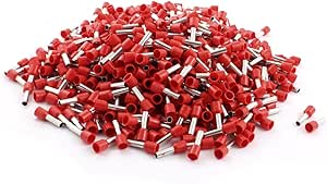 Amazon.com: IIVVERR 1000Pcs E6012 10AWG Red Tube Tublar Style Plastic ...