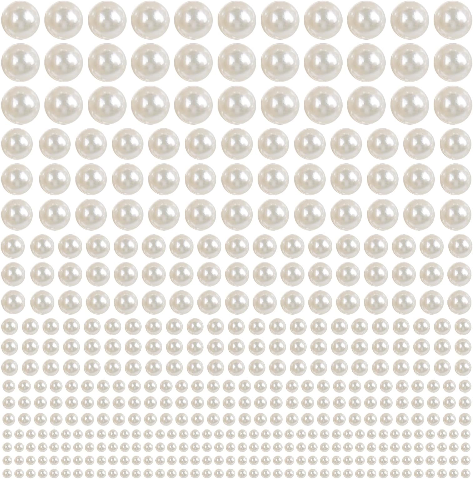 Amazon.com: 1982 Pcs Self-Adhesive Pearl Stickers,Face Pearls Stick on ...