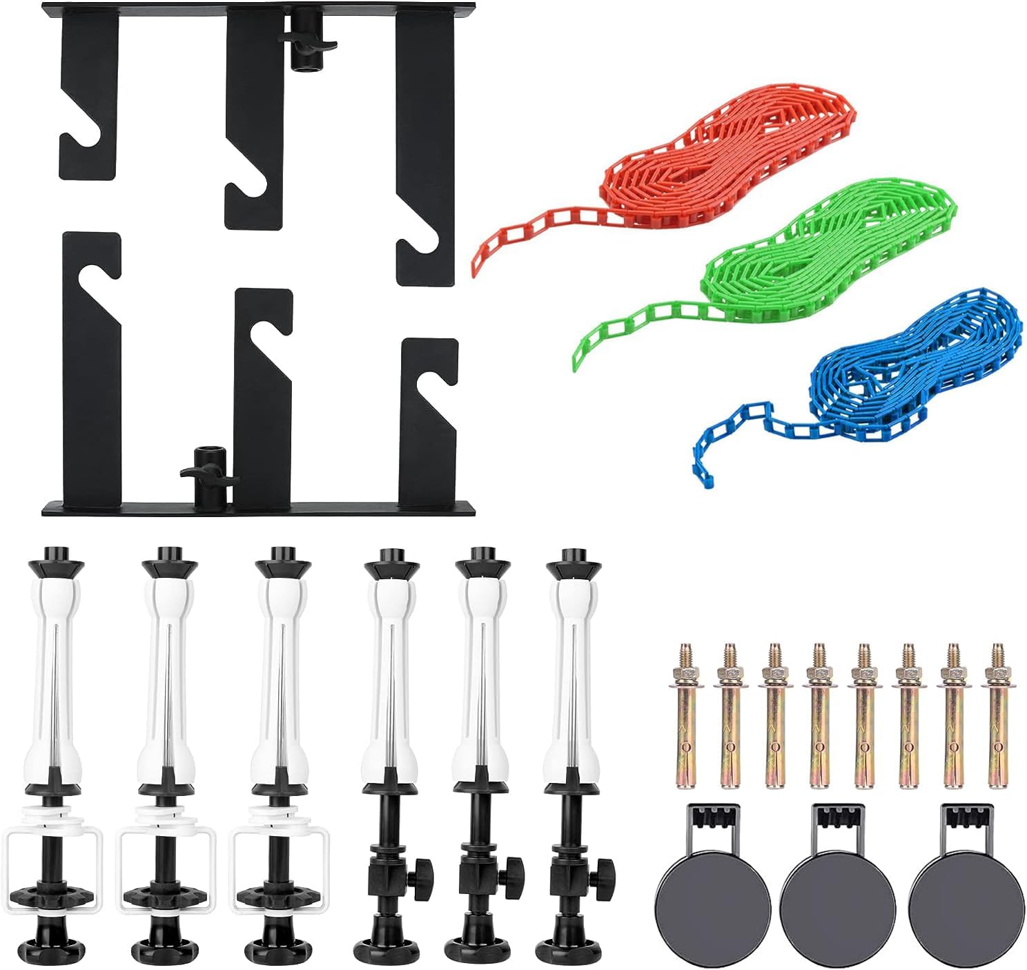 HIFFIN Photography 3 Roller Backdrop Stand & Wall Mount, Manual ...