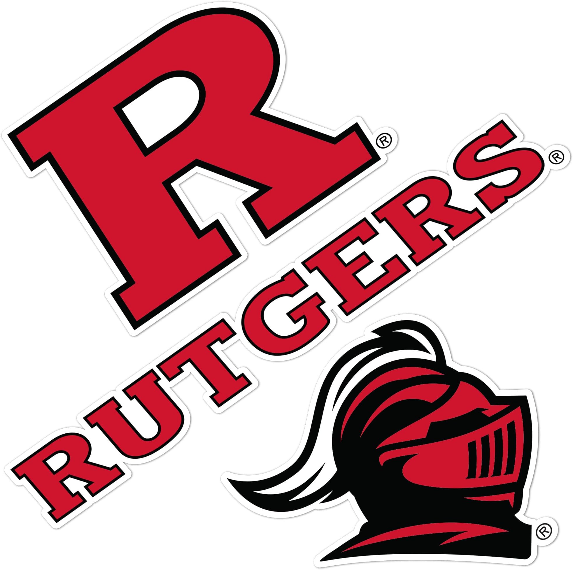 Amazon.com: Rutgers Scarlet Knights 4 Inch Vinyl Mascot Decal Sticker ...