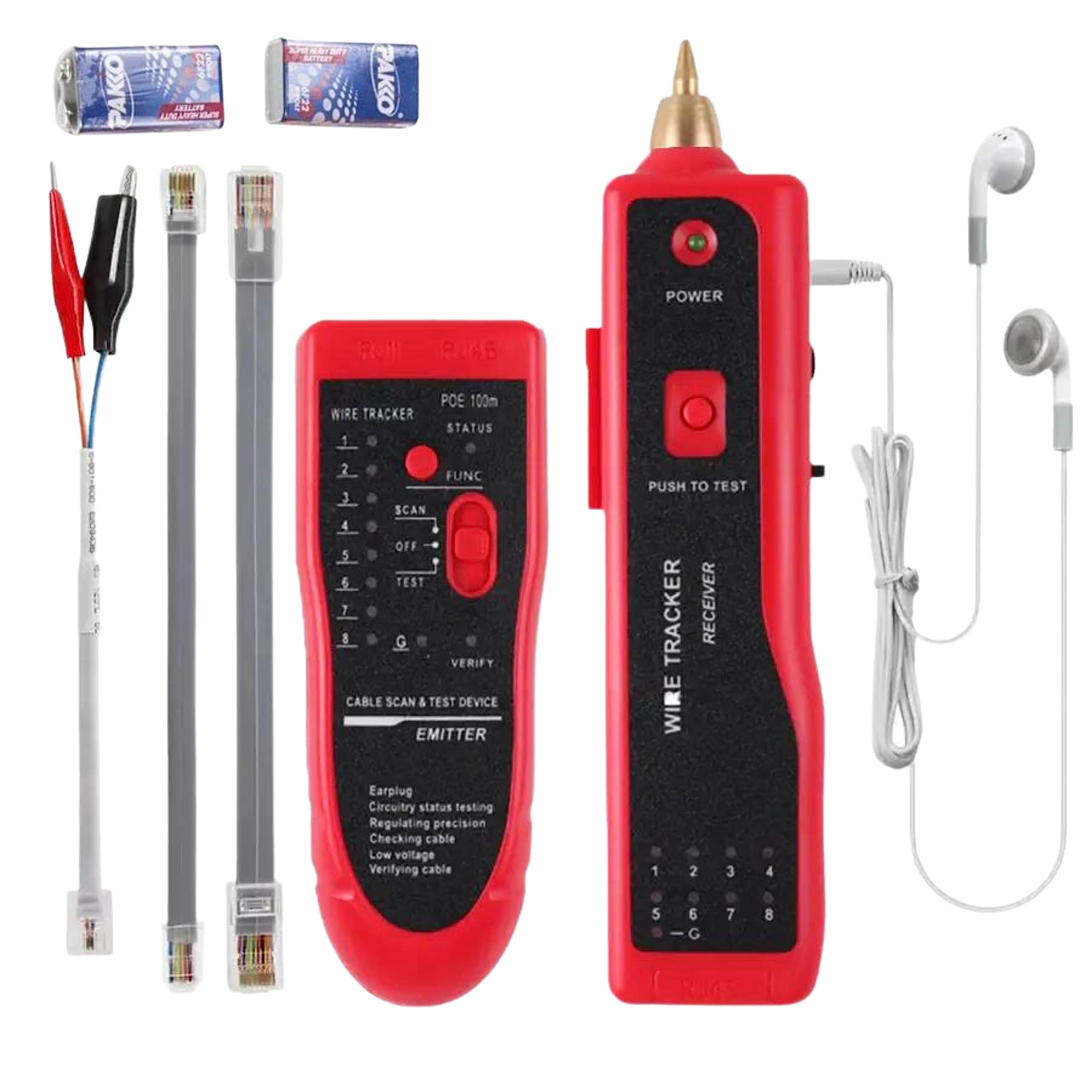 Buy COOLCOLD Wire Tracker Tester, Ethernet Network Cable Tester Kit ...