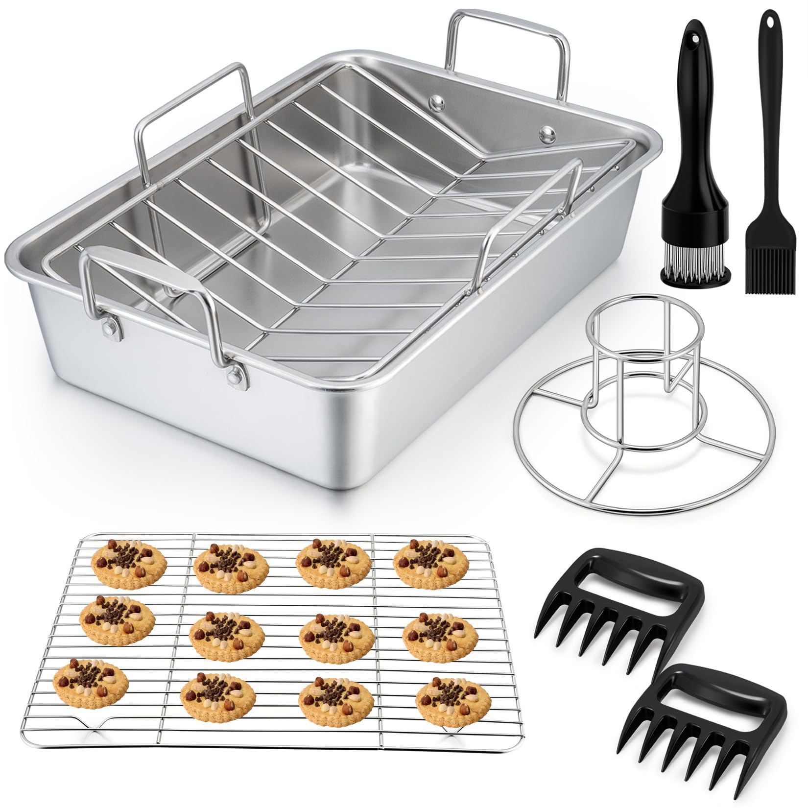 Snapklik.com : P&P CHEF Roasting Pan Set