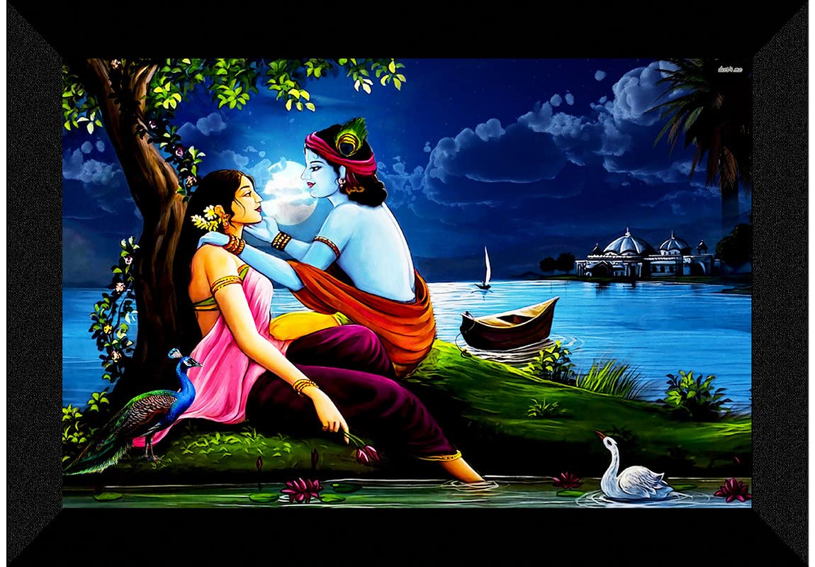 Radha Krishna Love Paintings Painting Divine Love Of Radha Krishna