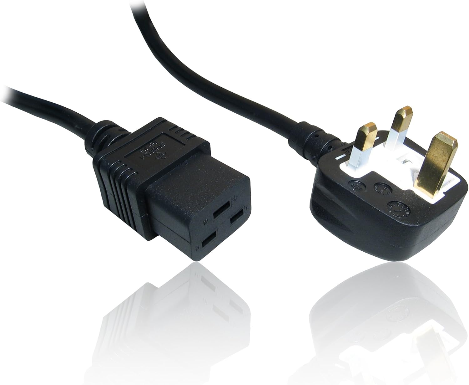 CDL Micro 2 m UK C19 UPS Mains Power Lead Cable Wire Cord: Amazon.co.uk ...
