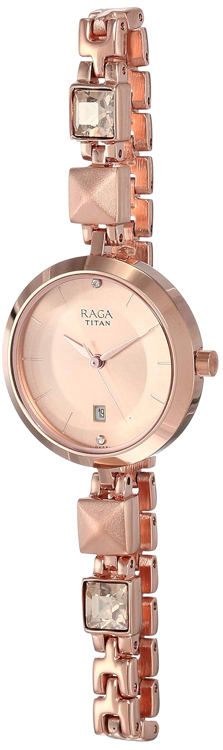 Titan White Dial Analog Watch For Women -NR2606WM01 : Amazon.in: Fashion