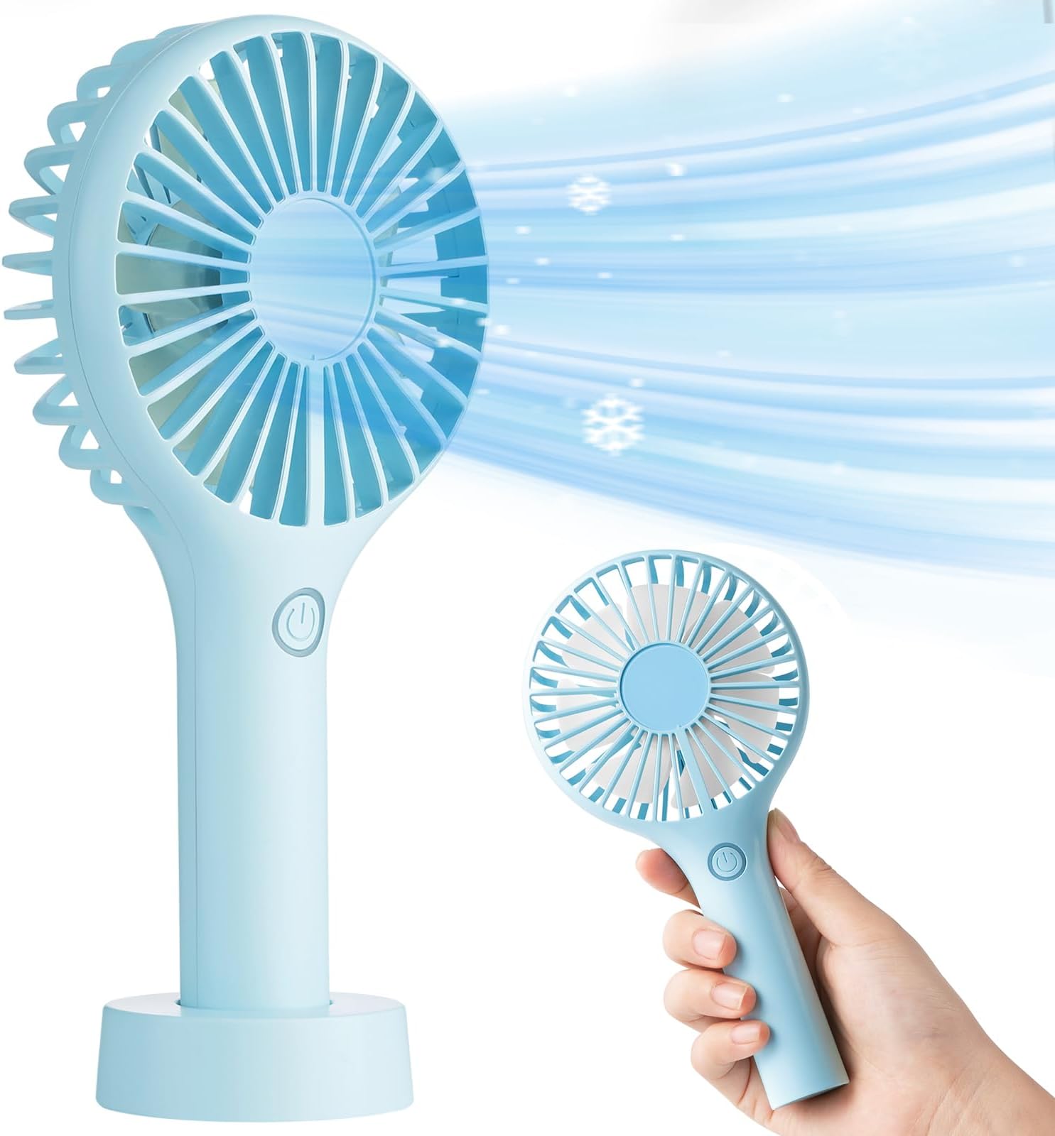 Amazon.com: Generic Handheld Fan Battery Operated face fan Small ...