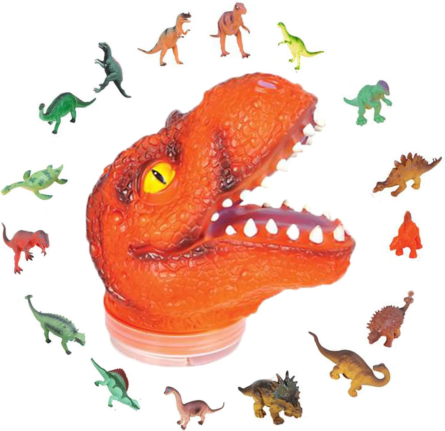 Amazon.com: ArtCreativity T-Rex Kids Toy Play Set Includes 24 Mini ...