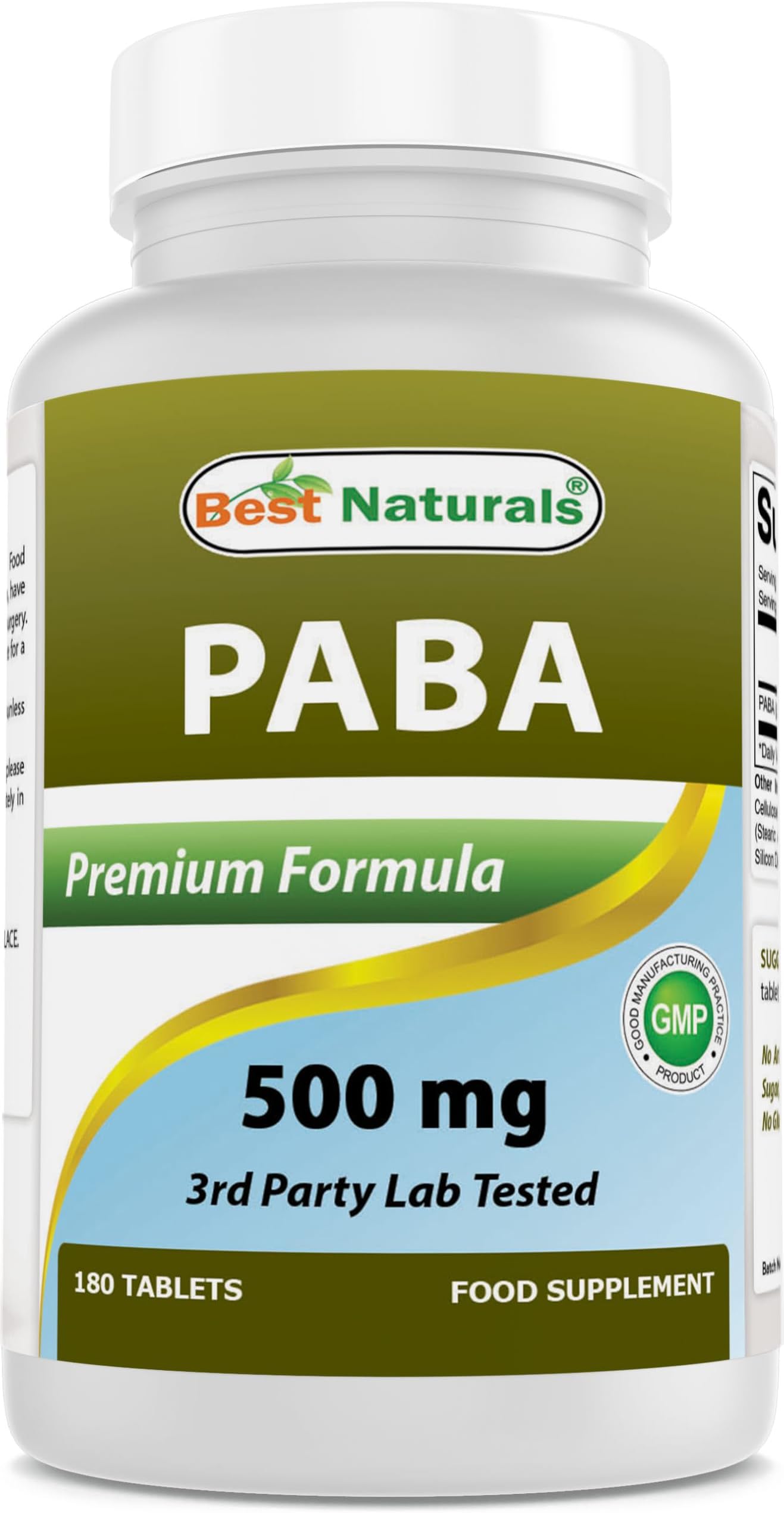 Amazon.com: PABA 500mg 100 Capsules (Pack of 2) : Health & Household