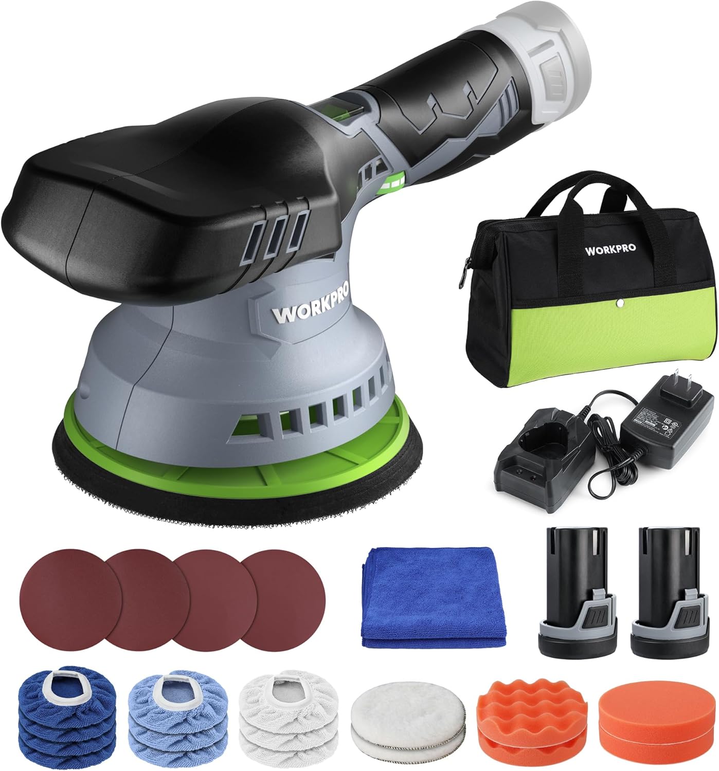 WORKPRO 12V Cordless Car Buffer Polisher Kit with Nepal | Ubuy