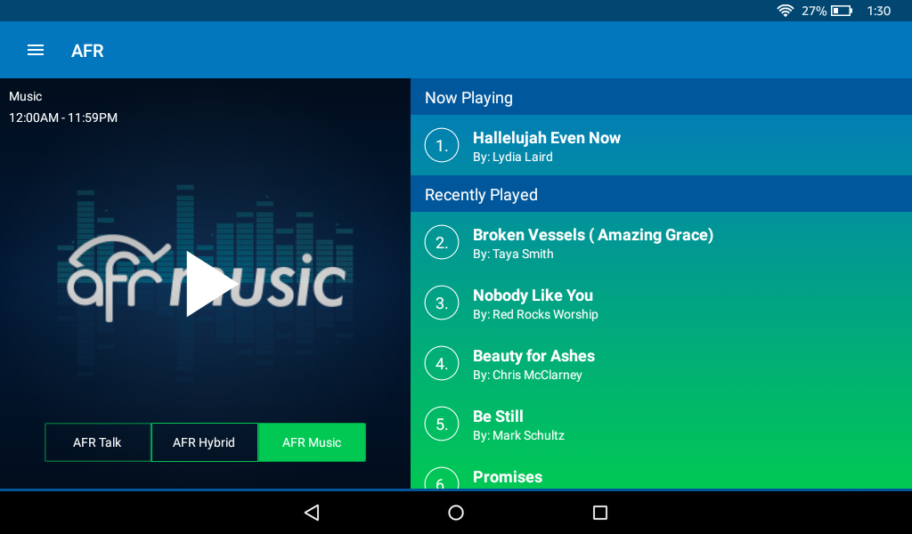 AFR - App on Amazon Appstore