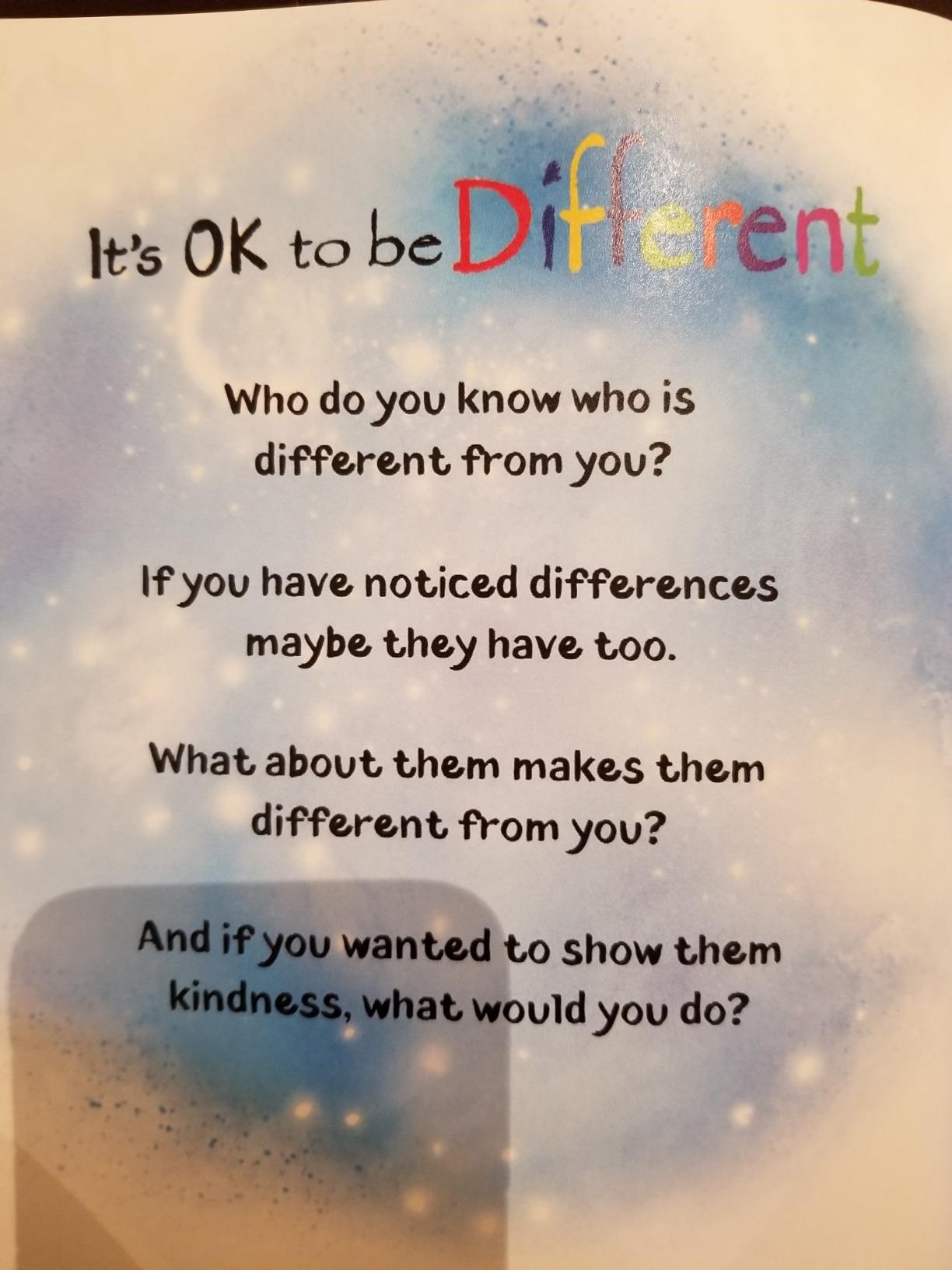It's OK to be Different: A Children's Picture Book About Diversity and ...