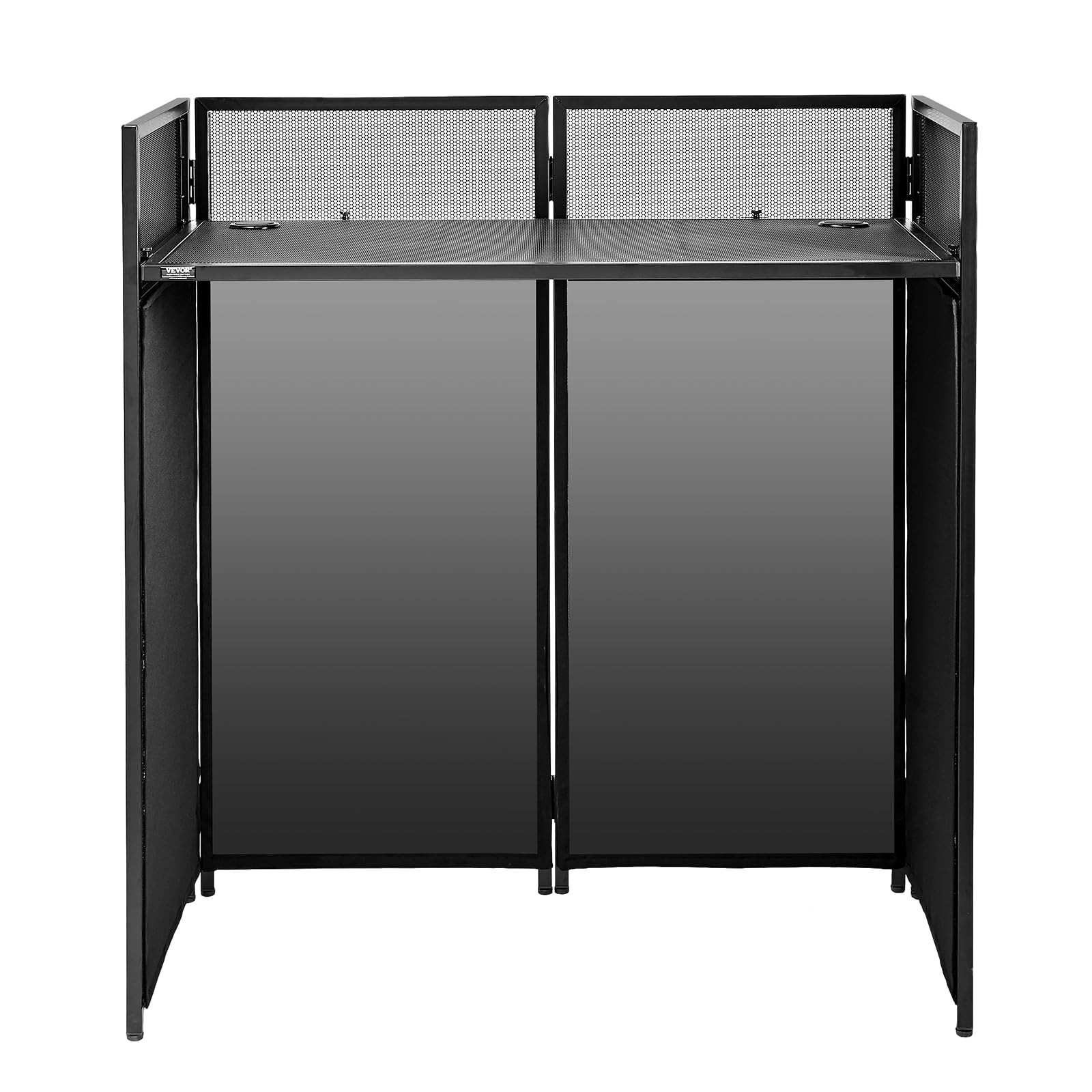 Snapklik.com : VEVOR Portable DJ Facade Table Station, Foldable Event Booth