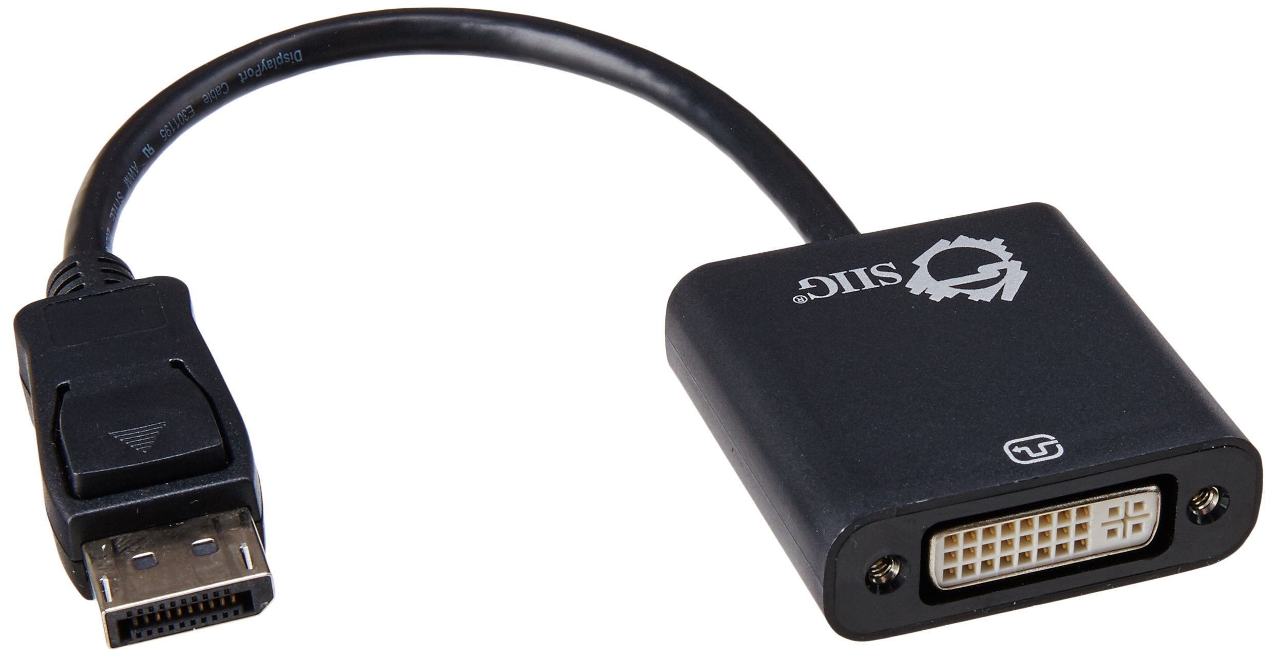 Amazon.com: SIIG DisplayPort to DVI Adapter Converter (CB-DP0P11-S1 ...