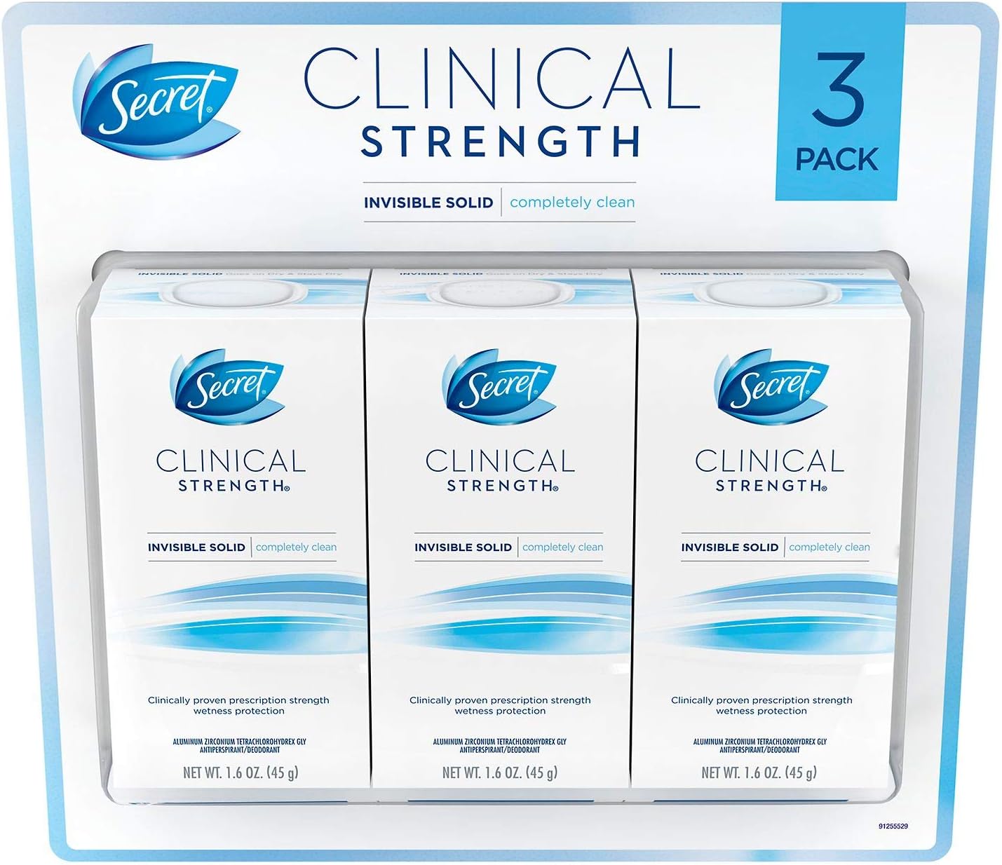 Amazon.com : Secret Clinical Completely Clean deodorant,1.6oz 3pack ...