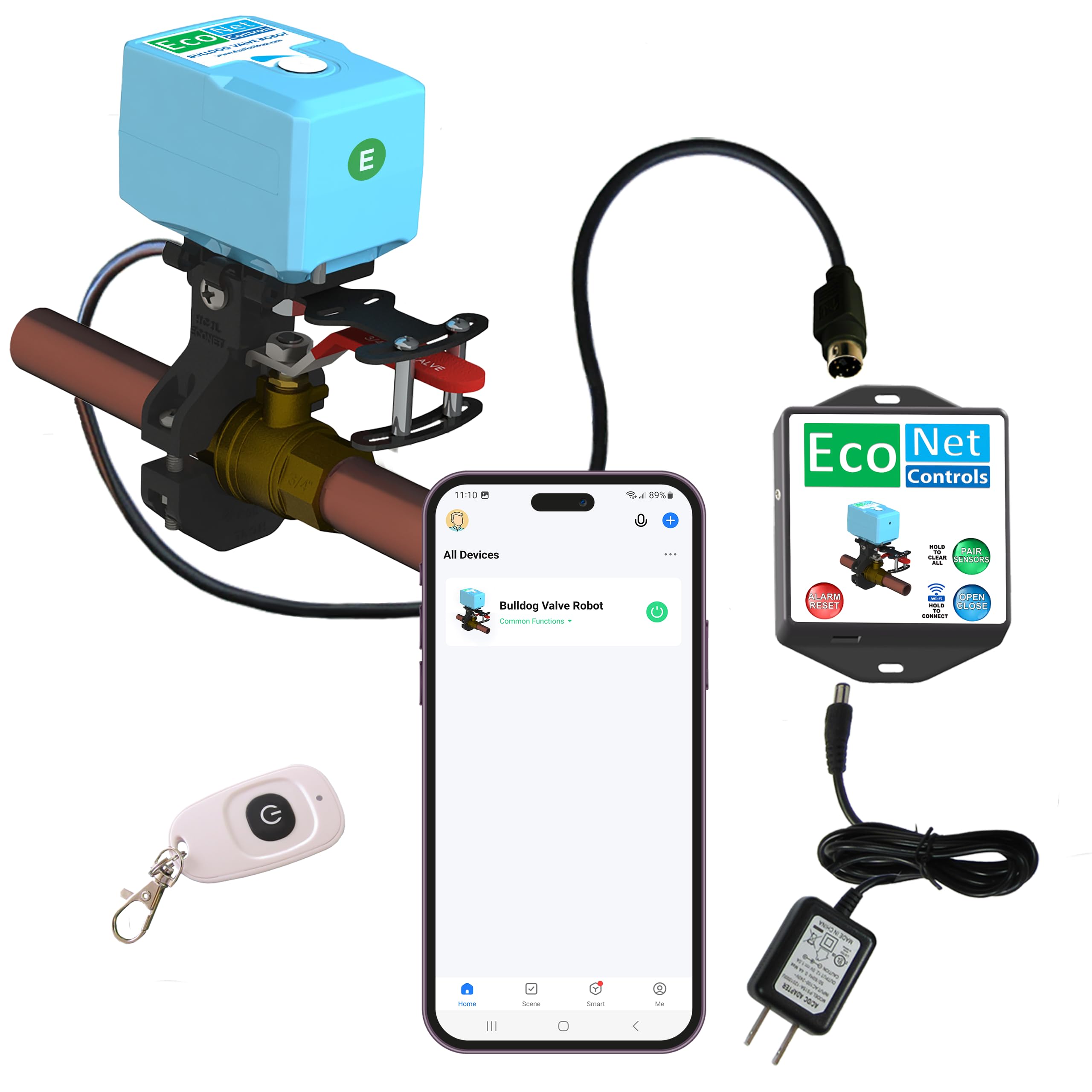 Amazon.com : EcoNet Controls EVC300-HCLXL-WIFI, Bulldog-WIFI Valve ...