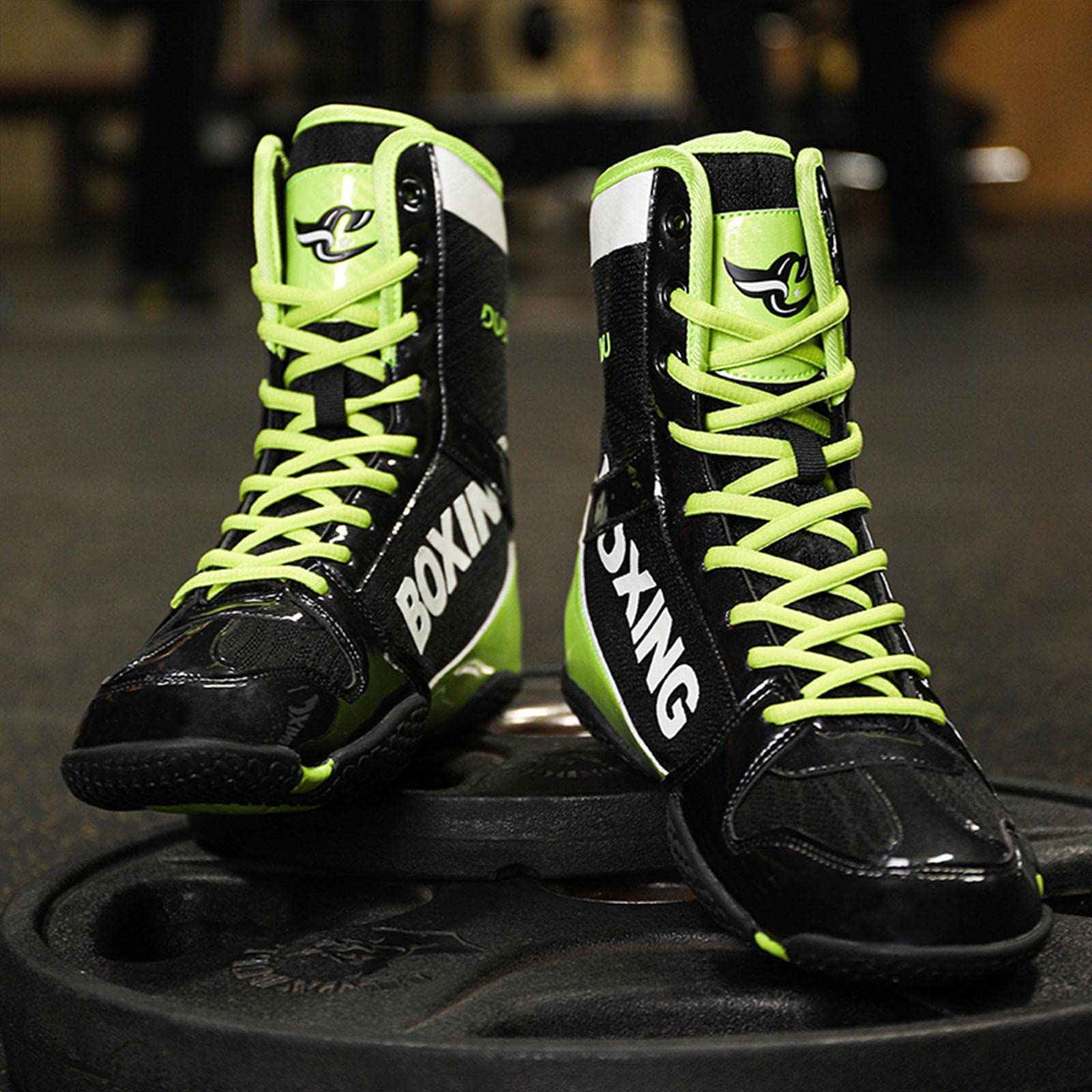 Black And Green Boxing Boots