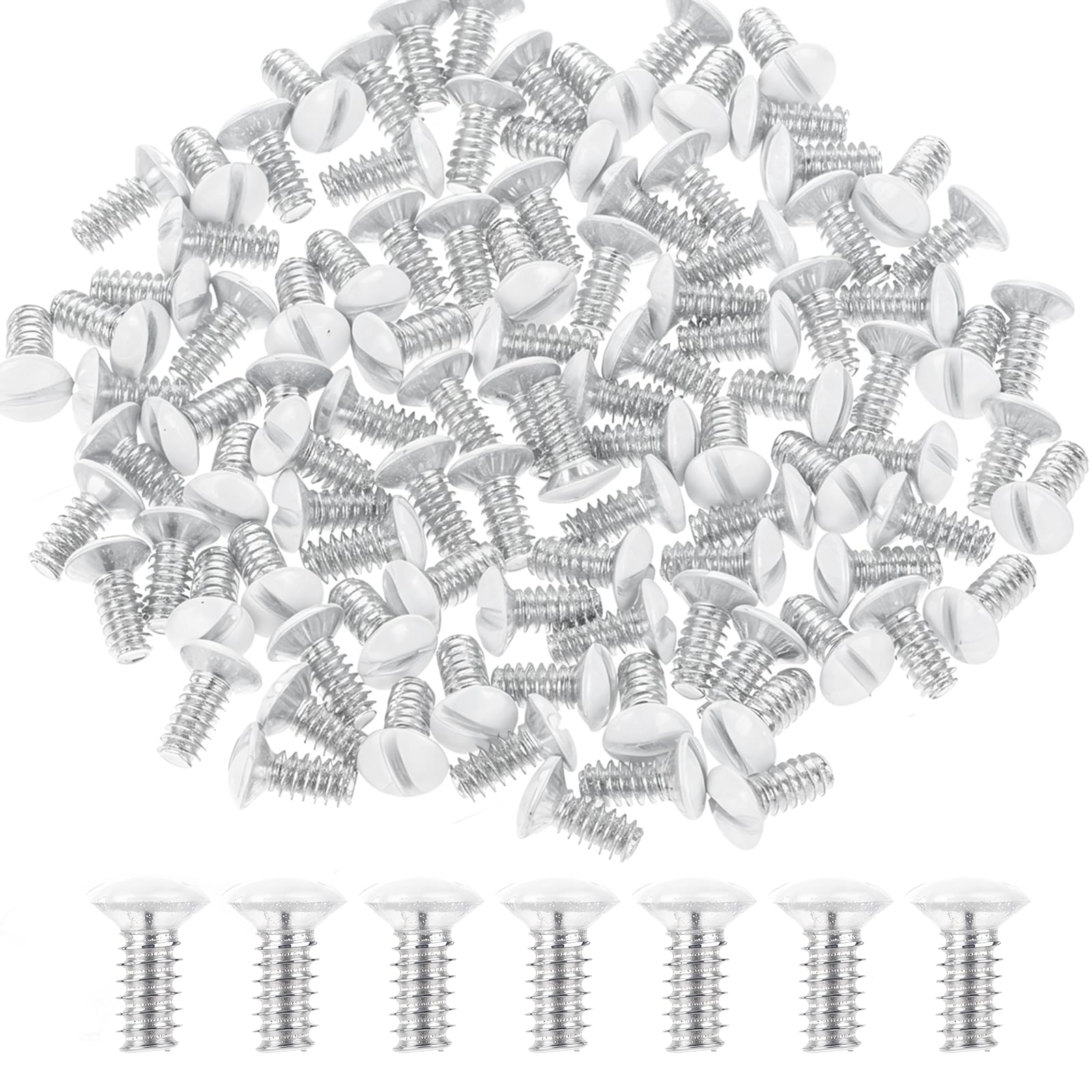 120 Packs Wall Plate Screws, 3/8" Long 6-32 Thread, Wall Switch Plate ...