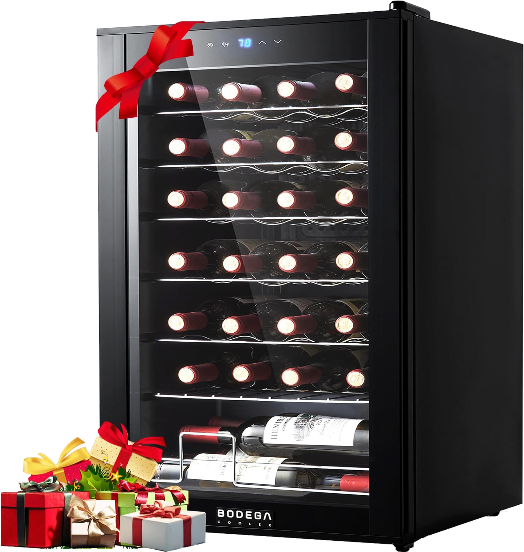 Amazon.com: Ivation 18 Bottle Compressor Wine Cooler Refrigerator w ...