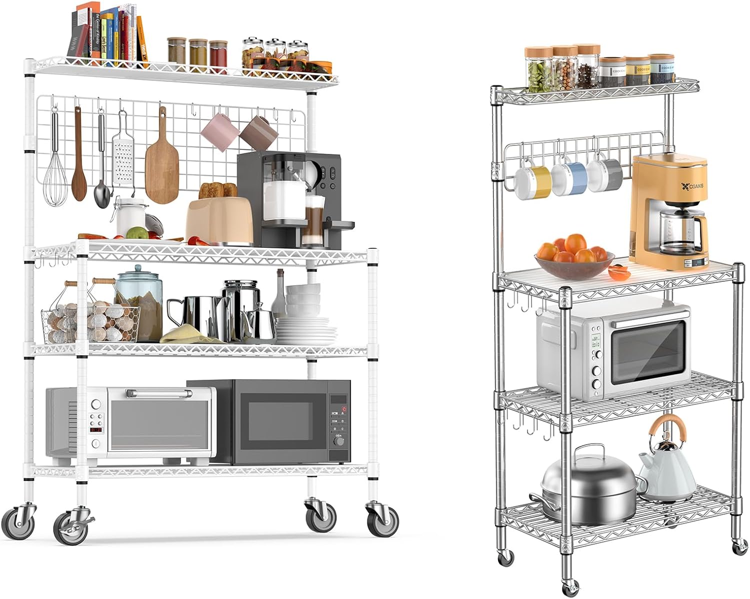 Amazon.com - Leteuke Bakers Rack for Kitchen with Storage, NSF ...