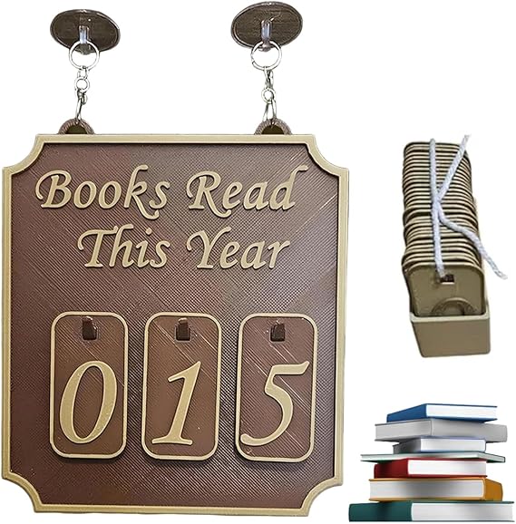 Amazon.com: Hanging Bookshelf Counter Bookish Decor,Books Read This ...