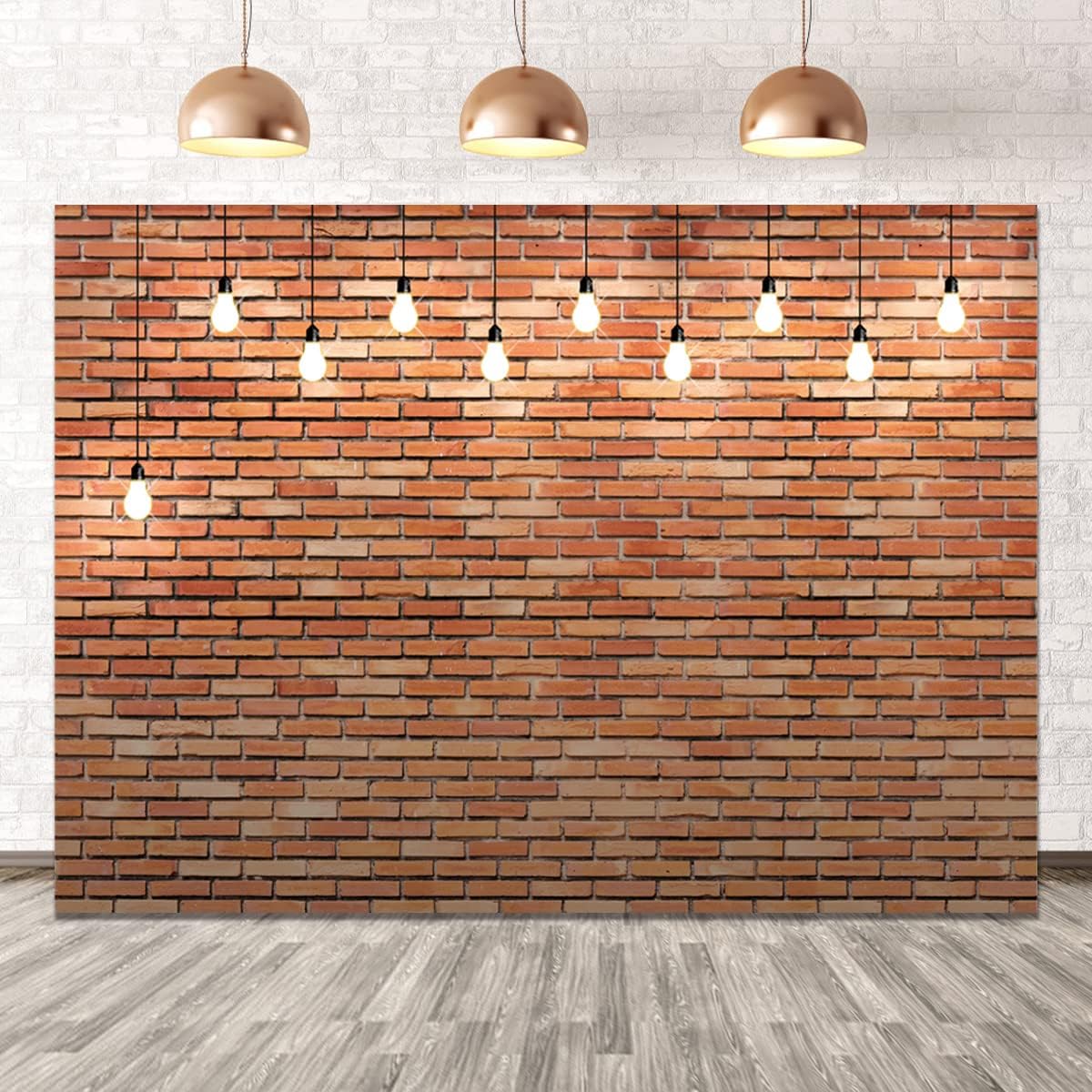 Amazon.com : DHXXSC 8X6FT Red Brick Wall Backdrop Photography Backdrops ...