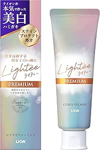 Amazon | Lighteeハミガキ PREMIUM 100g 医薬部外品 | LION | 大人用ハミガキ粉 通販