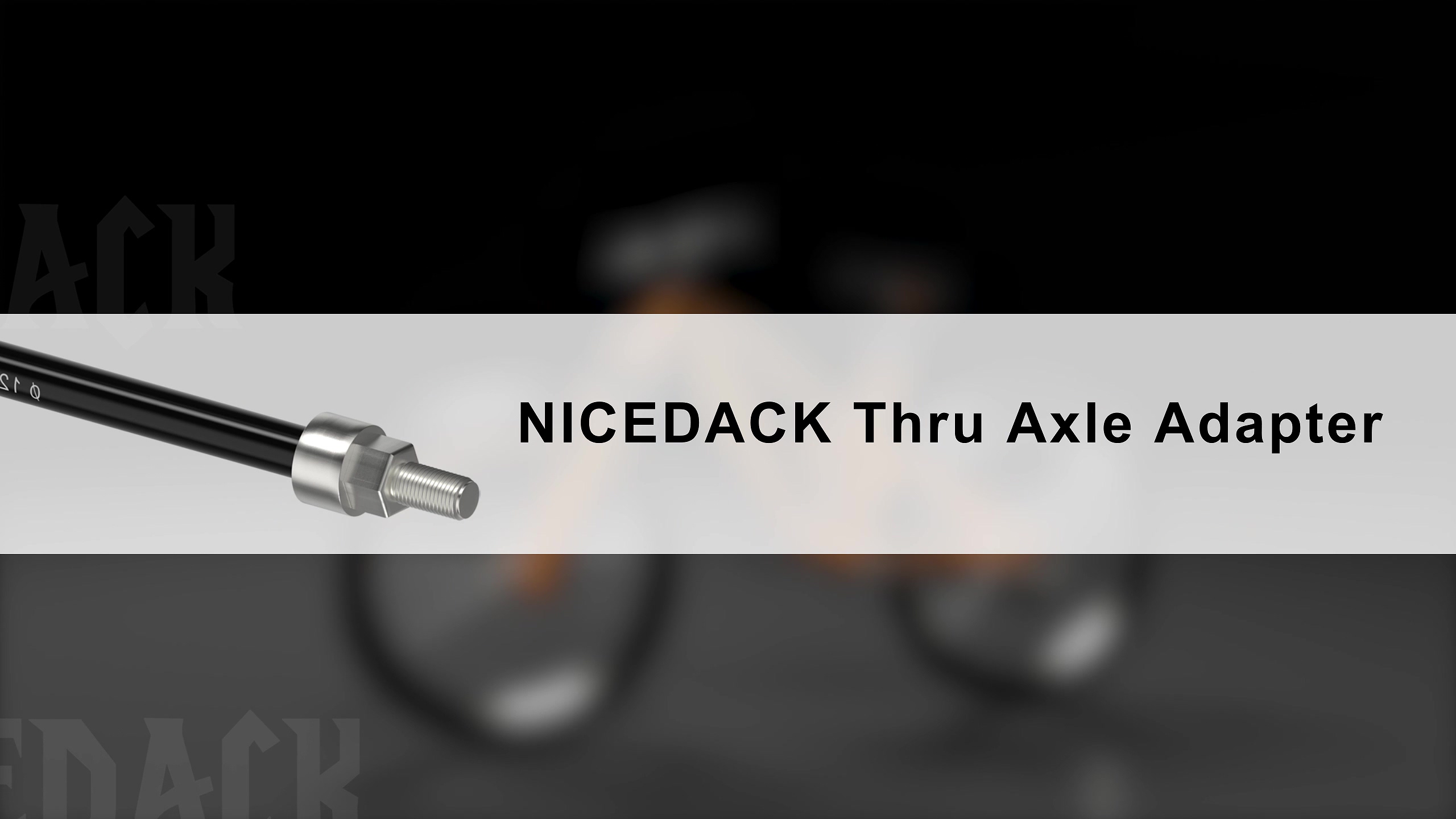 Watch NICEDACK Thru Axle Adapter for Bike Trailer Hitch on Amazon Live