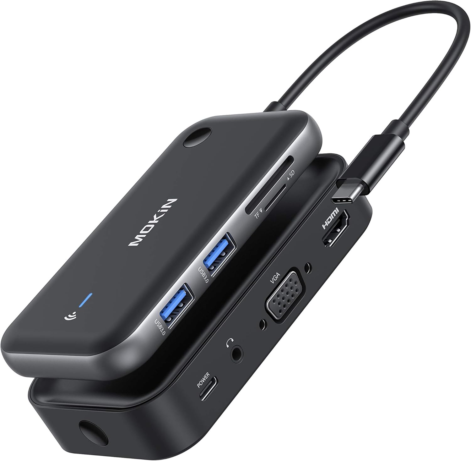 Amazon.com: Wireless USB C Hub, Wireless Display Adapter Wireless USB C ...