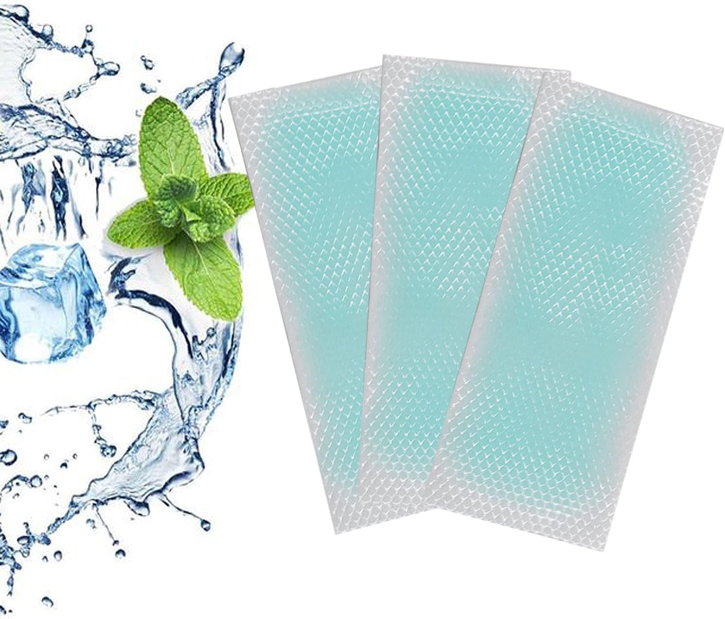 40 Sheets Fever Cooling Gel Patches, Cooling Forehead Strips Cooling ...