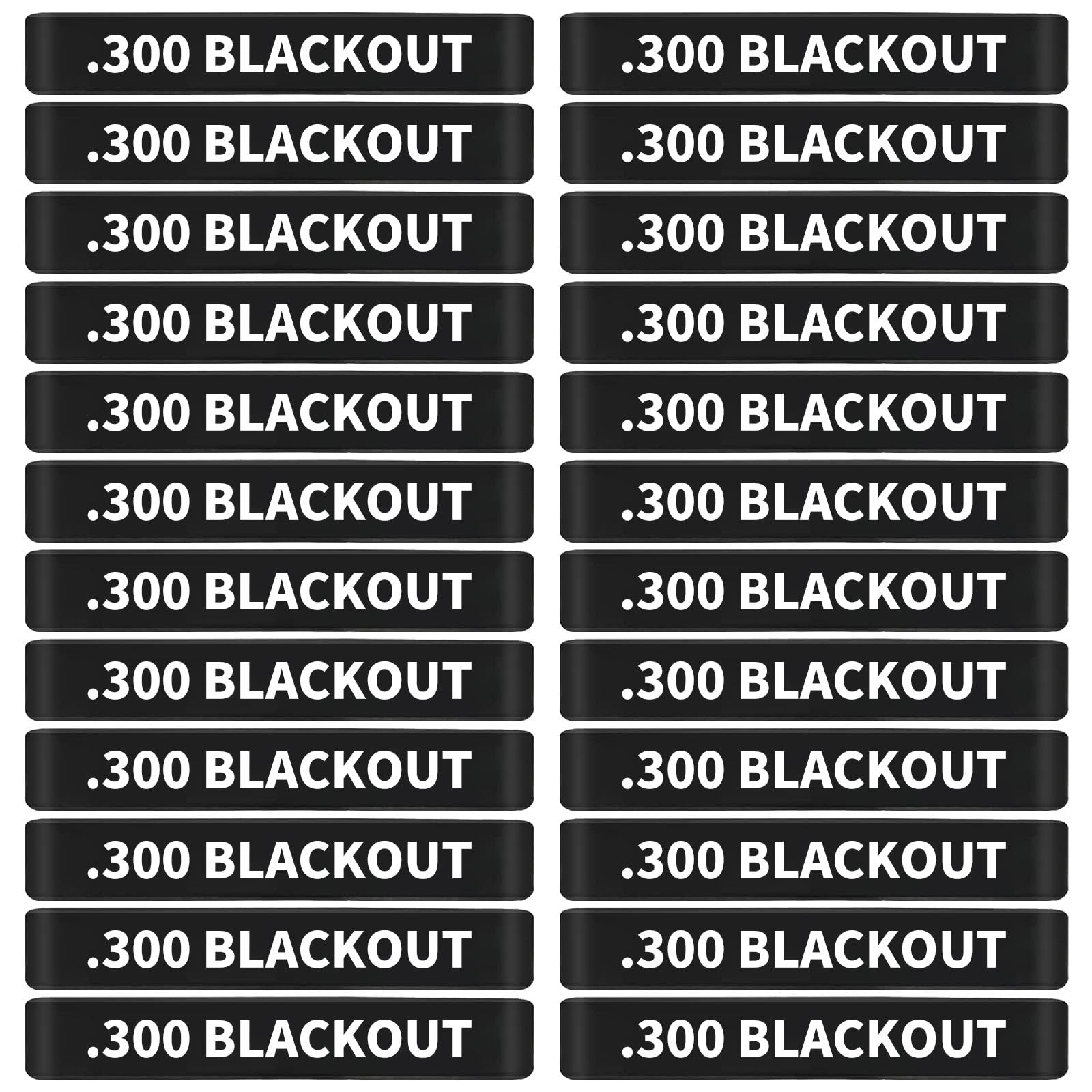 Amazon.com: 24 Pack Miaozhun .300 Blackout Magazine Marking Bands 300 ...