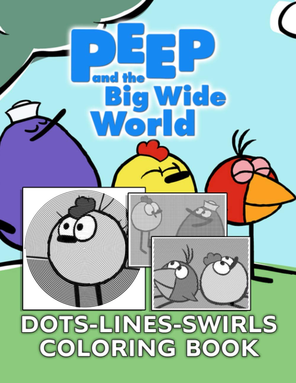 Peep And The Big Wide World Dots Lines Swirls Coloring | Desertcart INDIA