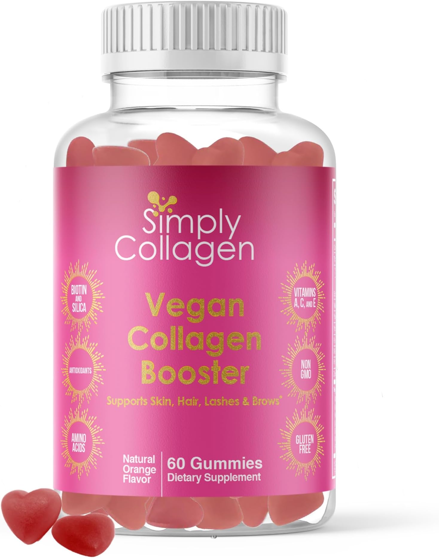 Amazon.com: Vegan Collagen Supplements for Women and Men - Plant Based ...