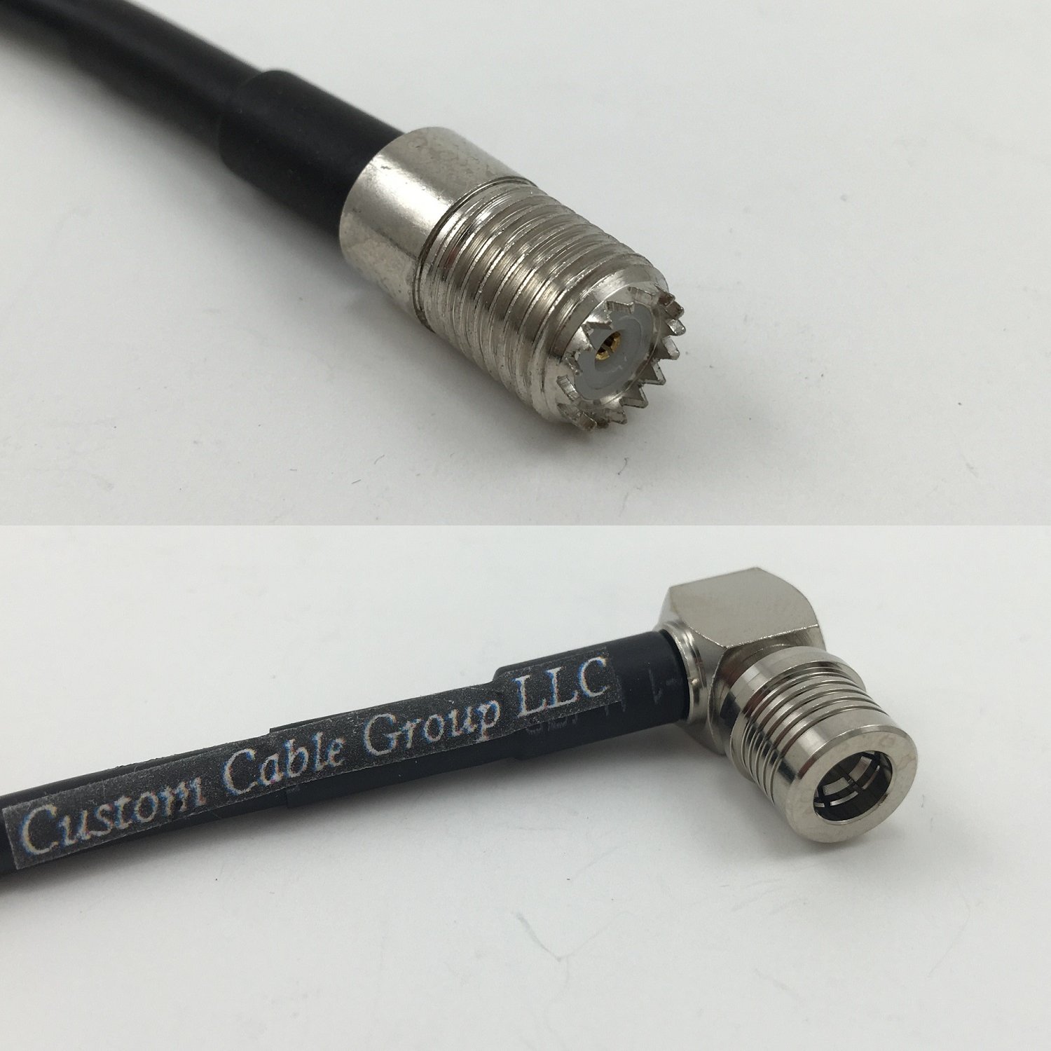 Amazon.com: 6 inch RG174 MINI UHF FEMALE to QMA MALE ANGLE Pigtail Jumper RF coaxial cable 50ohm ...