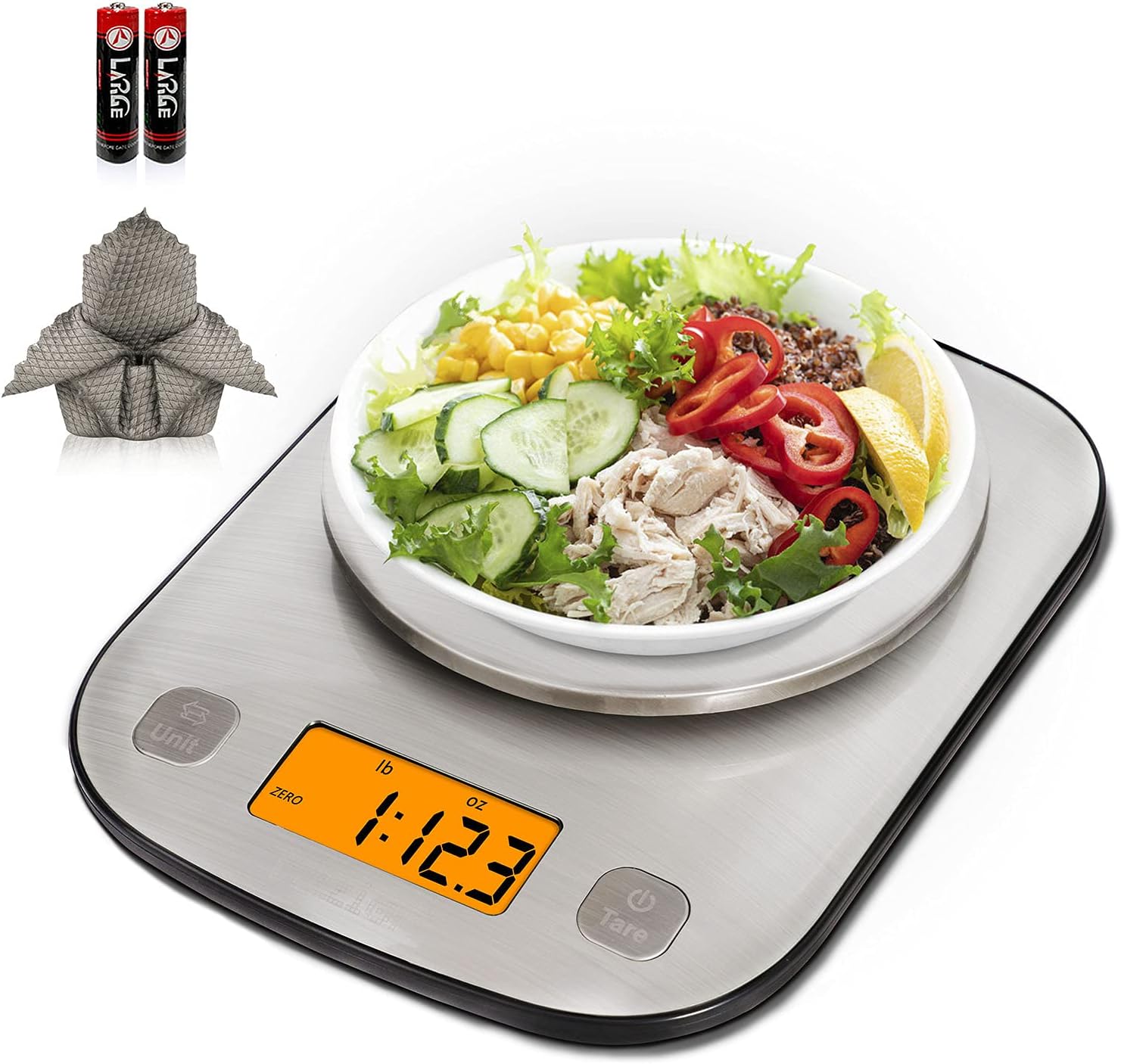Amazon.com: Nicewell Food Scale, 22lb Digital Kitchen Scale Weight ...