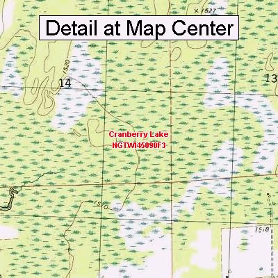 Amazon.com : USGS Topographic Quadrangle Map - Cranberry Lake ...