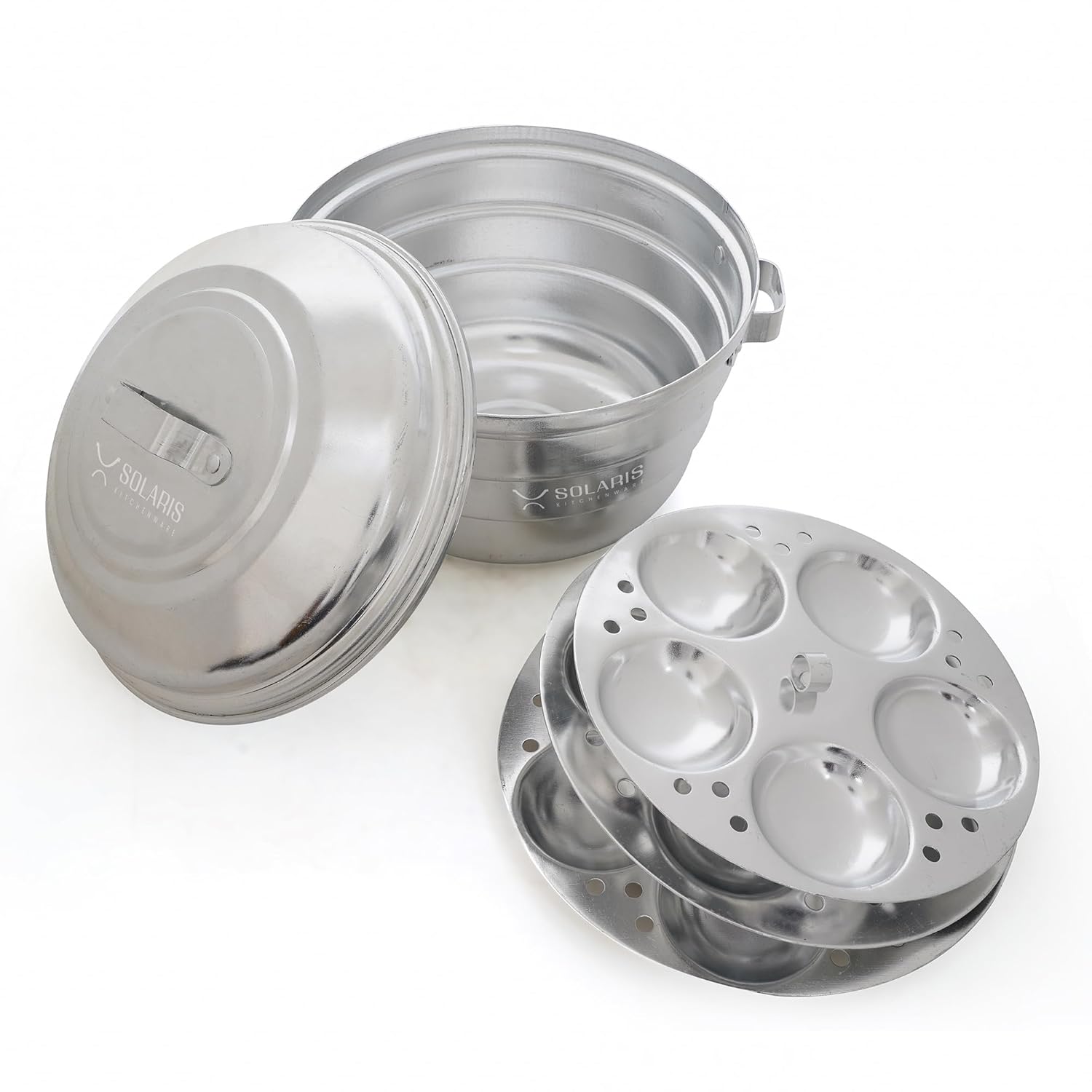 Solaris Kitchenware’s Aluminium Idli Pot – Durable| Lightweight ...
