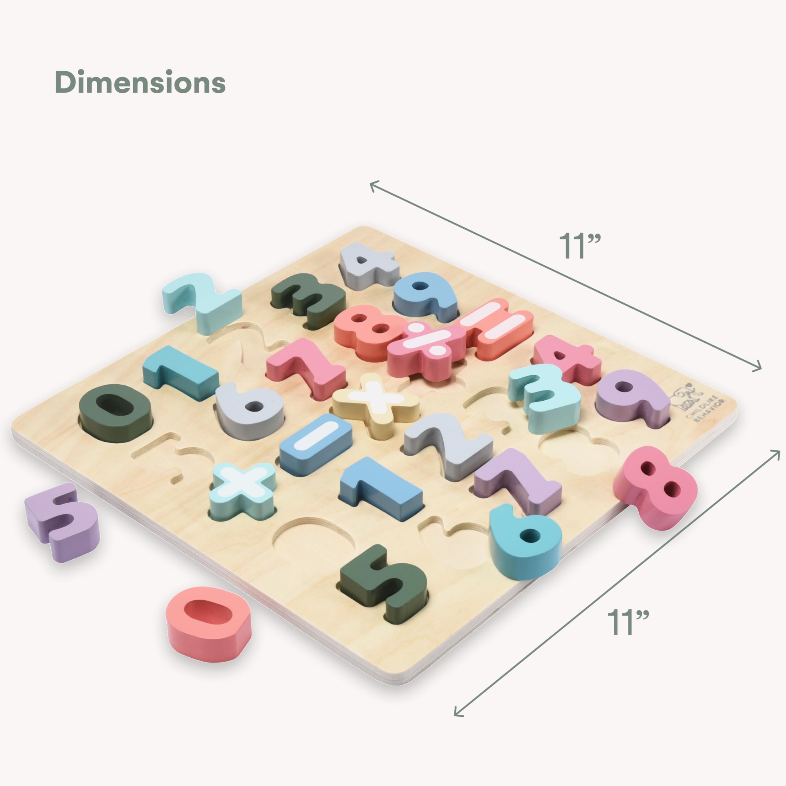 Snapklik.com : Childlike Behavior Premium Number Puzzles - 11" X 11 ...